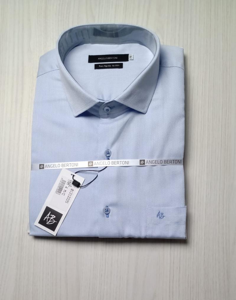 Camisa Social Ângelo Bertoni M/C Masculina 01212225 36127 - PRESSAO ...