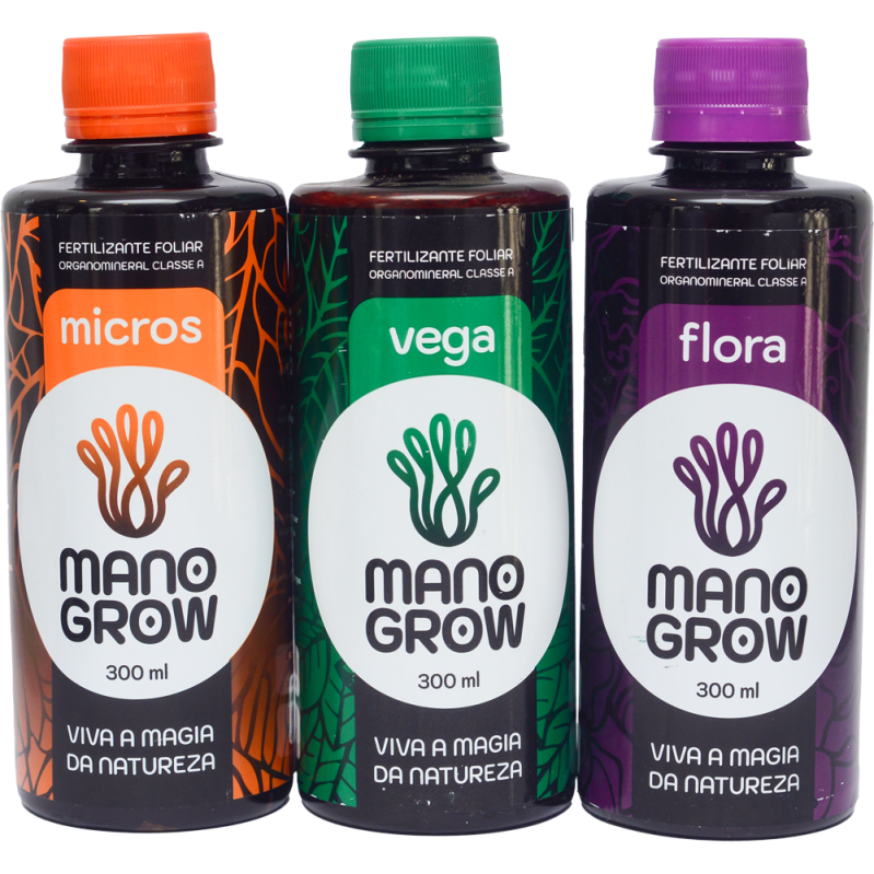 Fertilizante Mano Grow Micros 300ml - M.F Garden e Growshop