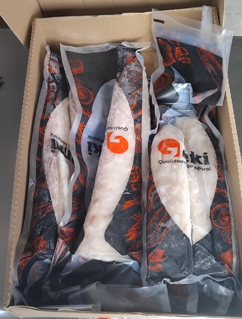 LOMBO DE CONGRO NEGRO CONGELADO DRENADO (PREGO) REFERÊNCIA: 005/01 ...