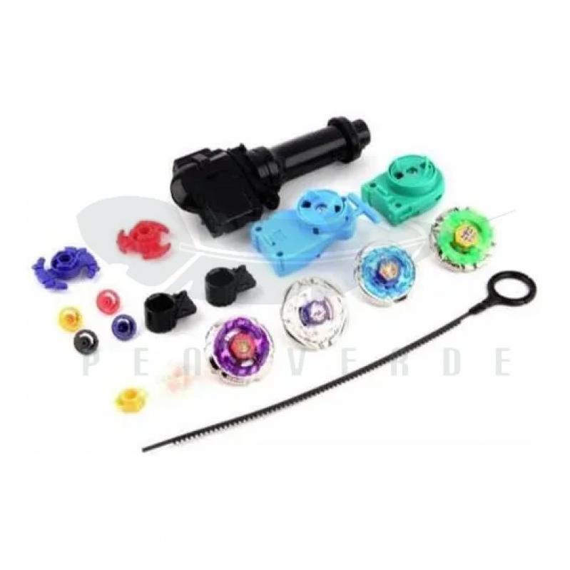 BeyBlade Top Set 17 peças MZ0001 - PENA VERDE SHOP