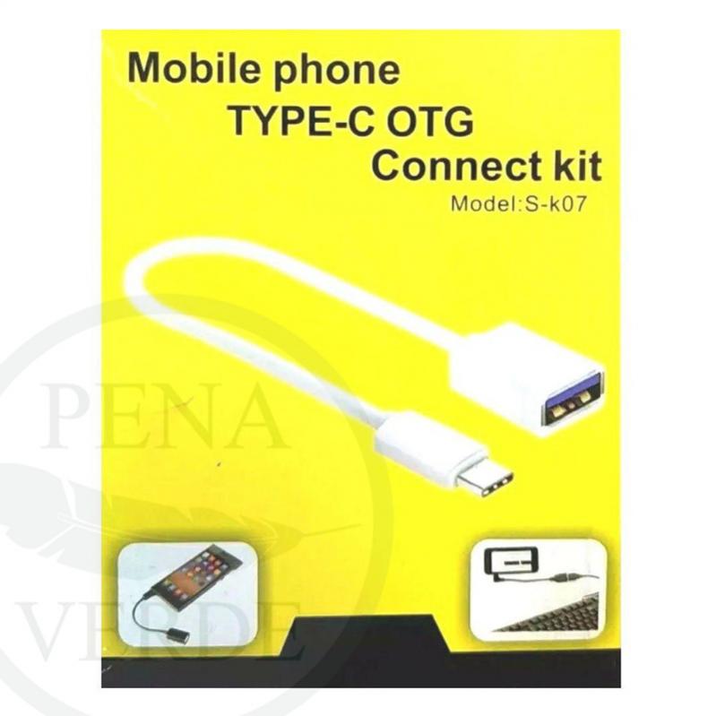 Adaptador OTG tipo C S-K07 - PENA VERDE SHOP