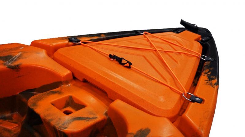 CAIAQUE DEYU PEDAL CAMUFLADO LARANJA - Farol Pesca e Náutica