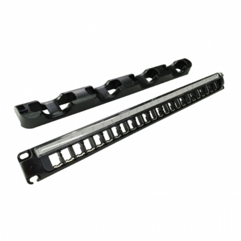 RACK 19 PATCH PANEL 24P CAT5E ETHER - FURUKAWA - Excelent Soluções Digitais