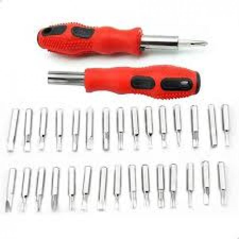 KIT FERRAMENTA CHAVE C/ 30 PONTAS - Excelent Soluções Digitais