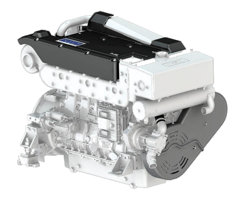 MWM Motor Marítimo 7.2L - i6 - 500hp com transmissão ZF286A - NAVAL7 ...