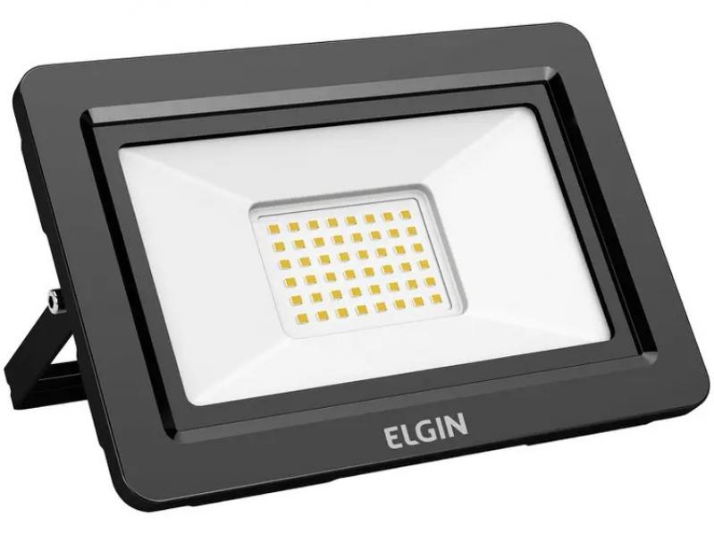 Projetor refletor LED 50W ElGIN 6500K 48RPLED50G00 preto - ATACADAO MULTIMARCAS