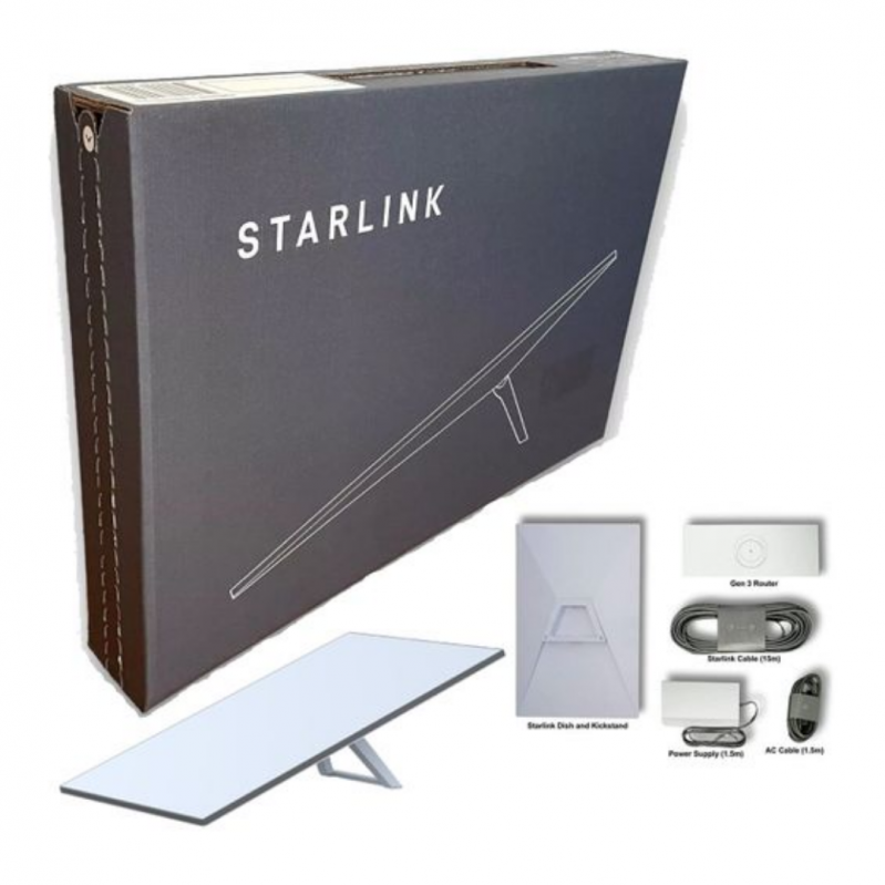 KIT STARLINK STANDARD DE 3ª GERAÇÃO V4 - NERD FONE