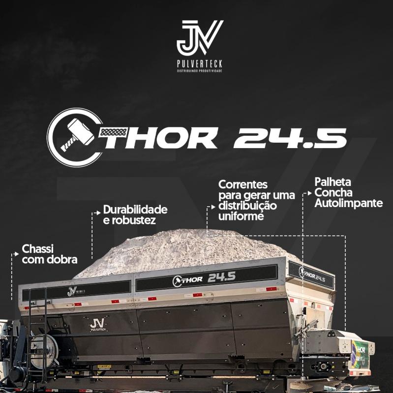 DISTRIBUIDOR THOR 24.5 INOX - CAMINHÃO - FRONTEIRA MÁQUINAS - Máquinas e Implementos Agrícolas